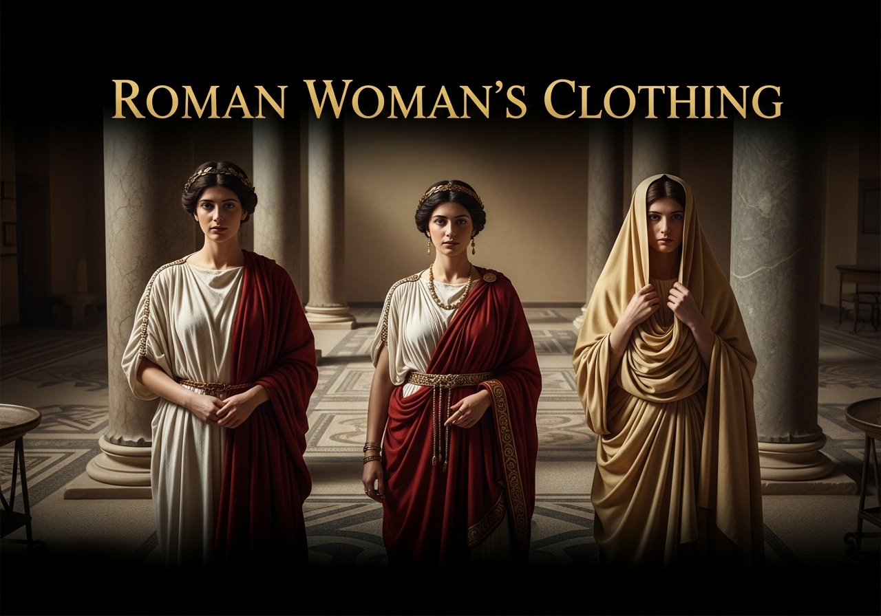 Veiled in Virtue: The Enduring Allure of Roman Woman's Clothing